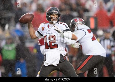 Dec 11, 2022; Santa Clara, California, USA; Tampa Bay Buccaneers huddle ...