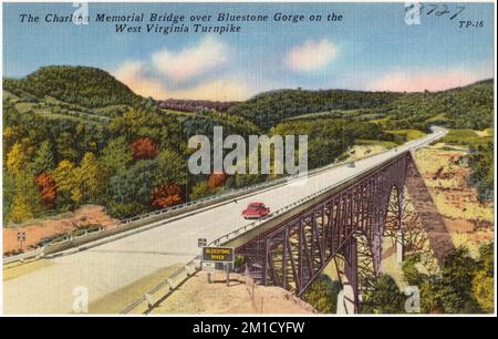 The Charlton Memorial Bridge over Bluestone Gorge on the West Virginia ...