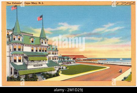 The Colonial, Cape May, N. J. , Hotels, Tichnor Brothers Collection ...