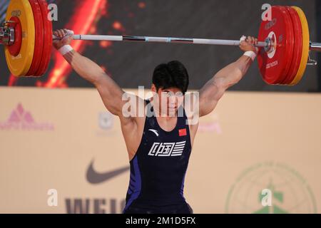 Bogota, Colombia. 11th Dec, 2022. Liu Huanhua of China competes during ...