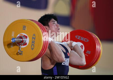 Bogota, Colombia. 11th Dec, 2022. Liu Huanhua of China competes during ...