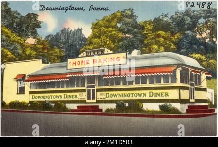 Downingtown Diner, Downingtown, Penna. , Restaurants, Tichnor Brothers ...