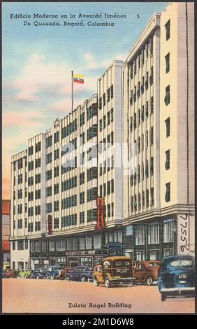 Edificio moderno en la Avenidá Jiménez de Quesada, Bogotá, Colombia - Zuleta Angel building ...