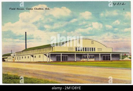 Barracks, Camp Chaffee, Ark. , Military facilities, Tichnor Brothers ...