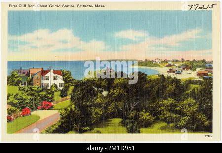 First cliff from Coast Guard Station, Scituate, Mass. , Cities & towns ...