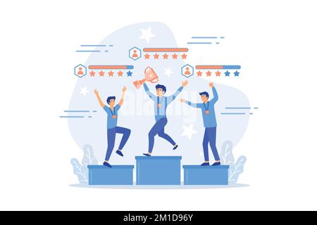 Sports rating system concept vector illustration Stock Vector Image ...