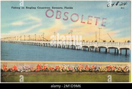 Ringling Causeway, Sarasota, Florida , Bridges, Tichnor Brothers ...