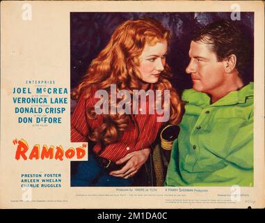 VERONICA LAKE, JOEL MCCREA, RAMROD, 1947 Stock Photo - Alamy