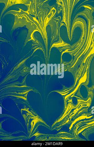 Abstract marbling floral pattern for fabric, design Stock Photo - Alamy