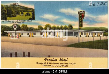 Frontier Motel , Motels, Tichnor Brothers Collection, postcards of the ...