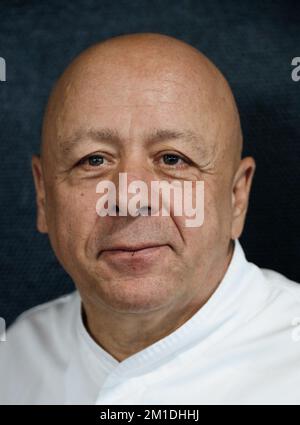 Chef Thierry Marx posing in Paris, France on December 9, 2022, during a ...