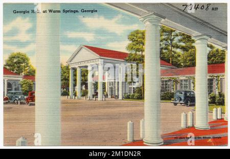 Georgia Hall, at Warm Springs, Georgia , Tichnor Brothers Collection ...