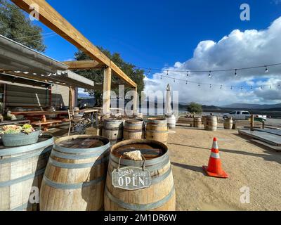 Cachuma Lake marina boat rentals and boat launch sign. Santa Barbara ...