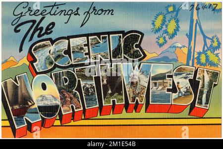 Greetings from the scenic Northwest , Tichnor Brothers Collection ...