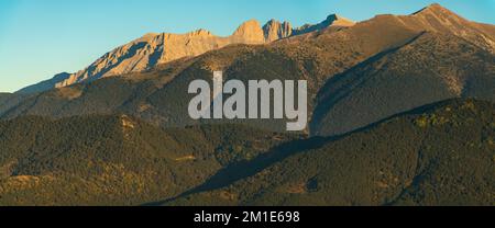Mount Olympus massif at sunset Stock Photo - Alamy