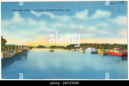 Henlopen Acres Yacht Basin, Rehoboth Beach, Del. , Boats, Lakes & ponds ...