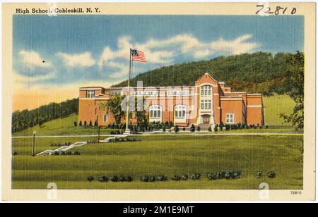 High school, Cobleskill, N. Y. , Schools, Tichnor Brothers Collection ...