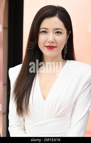 Chinese actress Zeng Li attended a brand activity in Changsha City ...
