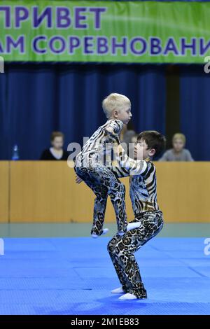 Orenburg, Russia, 26-27 May 2017 year: Juniors compete in sports ...