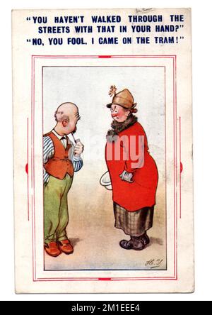 Vintage Bamforth Comic Series postcard No 19 from the 1960's. British ...