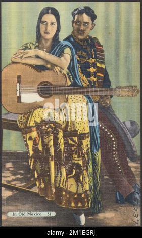 In Old Mexico , Guitars, Tichnor Brothers Collection, postcards of the ...