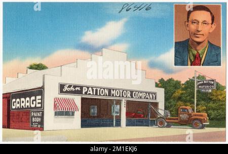 John Patton Motor Company , Automobile service stations, Tichnor ...