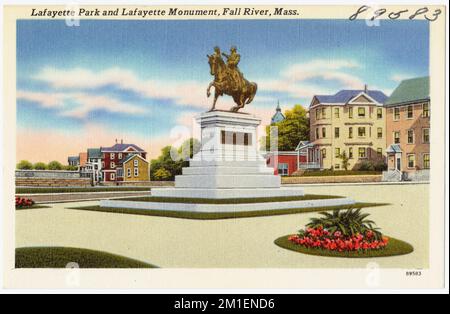 Lafayette Park and Lafayette Monument, Fall River, Mass. , Monuments ...
