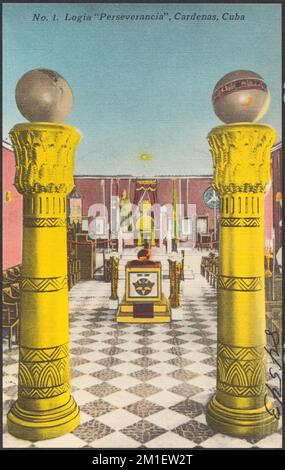 Logia, 'Perseverancia', Cardenas, Cuba , Masonic buildings, Tichnor ...