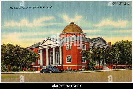 Methodist Church, Smithfield, N. C. , Churches, Tichnor Brothers ...