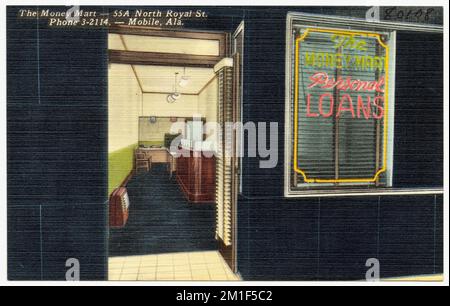 The Money Mart , Commercial facilities, Tichnor Brothers Collection ...