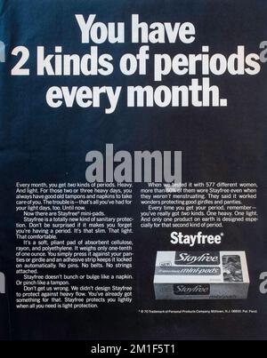 Vintage 20 November 1970 "Life" magazine advert, United States Stock ...