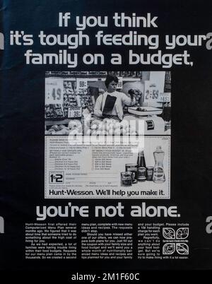 Vintage 20 November 1970 "Life" magazine advert, United States Stock ...