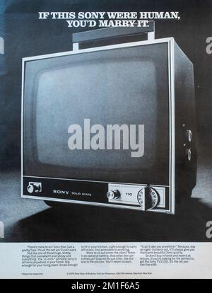 Vintage 20 November 1970 "Life" magazine advert, United States Stock ...