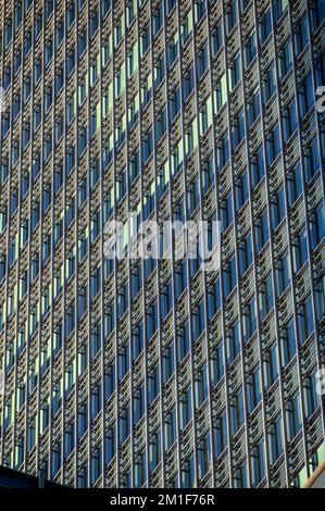LONDON - November 2, 2020: Abstract view of modern office buildings in ...