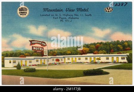 Mountain View Motel , Motels, Tichnor Brothers Collection, postcards of ...