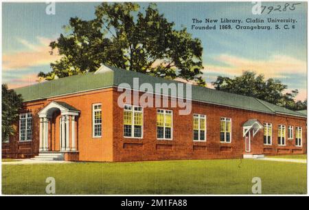 The new library, Claflin University, founded 1869, Orangeburg, S. C ...
