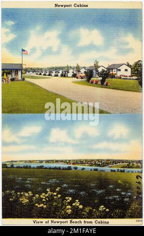 Ocean Beach, N. J. , Cabins, Tichnor Brothers Collection, postcards of ...