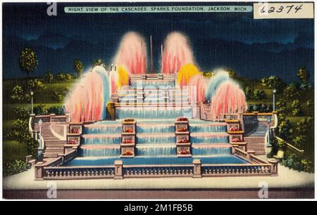 The Cascades, Sparks Foundation, Jackson, Mich. , Parks, Waterfalls ...