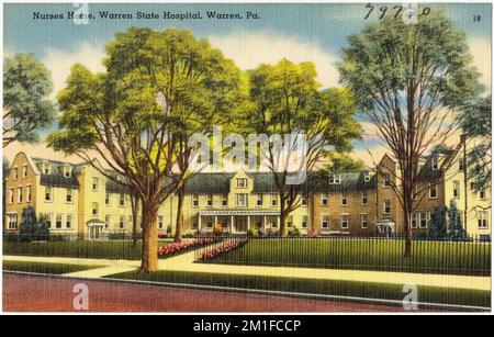 State hospital, Warren, Pa. , Hospitals, Tichnor Brothers Collection ...