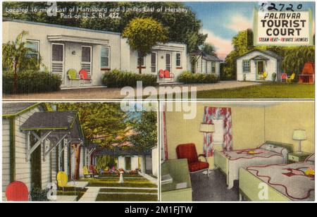 Palmyaa Tourist Court, located 16 miles east of Harrisburg and 3 miles ...