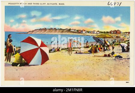 Peggotty beach and third cliff, Scituate, Mass. , Beaches, Tichnor ...