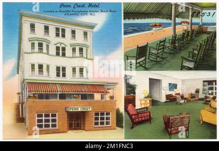 Hotel Penn-Atlantic, Atlantic City, N. J. , Hotels, Tichnor Brothers ...