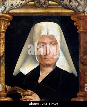 Portrait of a Woman - by Quentin Metsys, 1520 Stock Photo - Alamy