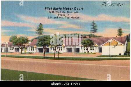 Pilot Butte Motor Court , Motels, Tichnor Brothers Collection ...
