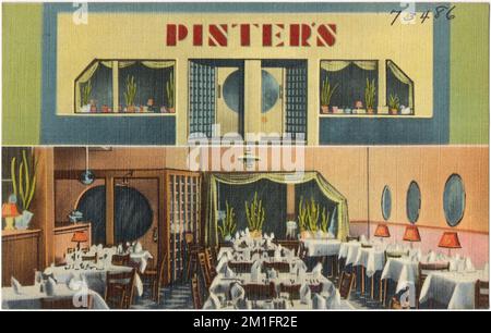 Pinter's , Restaurants, Tichnor Brothers Collection, postcards of the ...