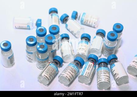 Cairo, Egypt, December 8 2022: Nobivac Rabies stable inactivated ...