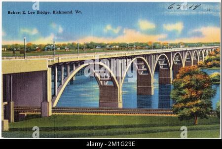 Robert E. Lee Bridge, Richmond, VA. , Bridges, Tichnor Brothers ...