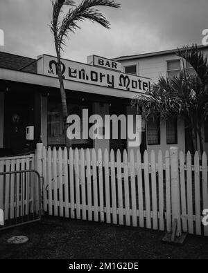 Memory Motel vintage sign, Montauk, New York Stock Photo - Alamy