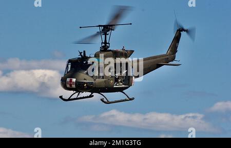 Bell UH1 Huey US ARMY helicopter Stock Photo - Alamy