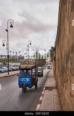 vehicles in an old Moroccan city Stock Photo - Alamy